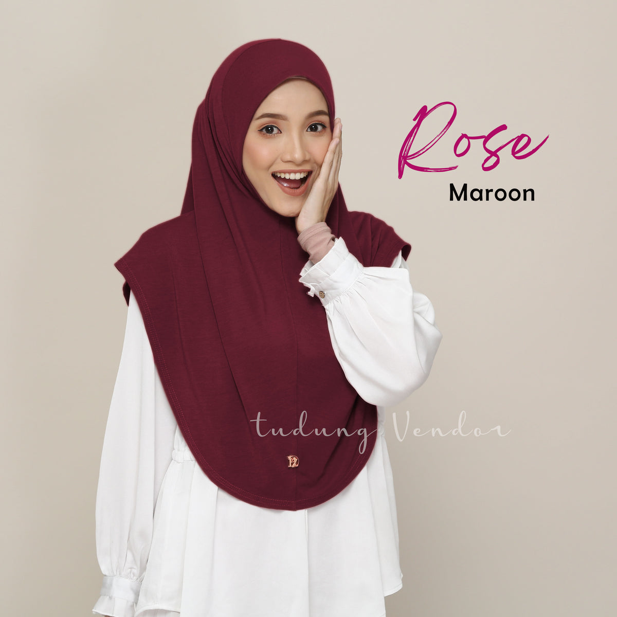 Rose Maroon – Haziscarf